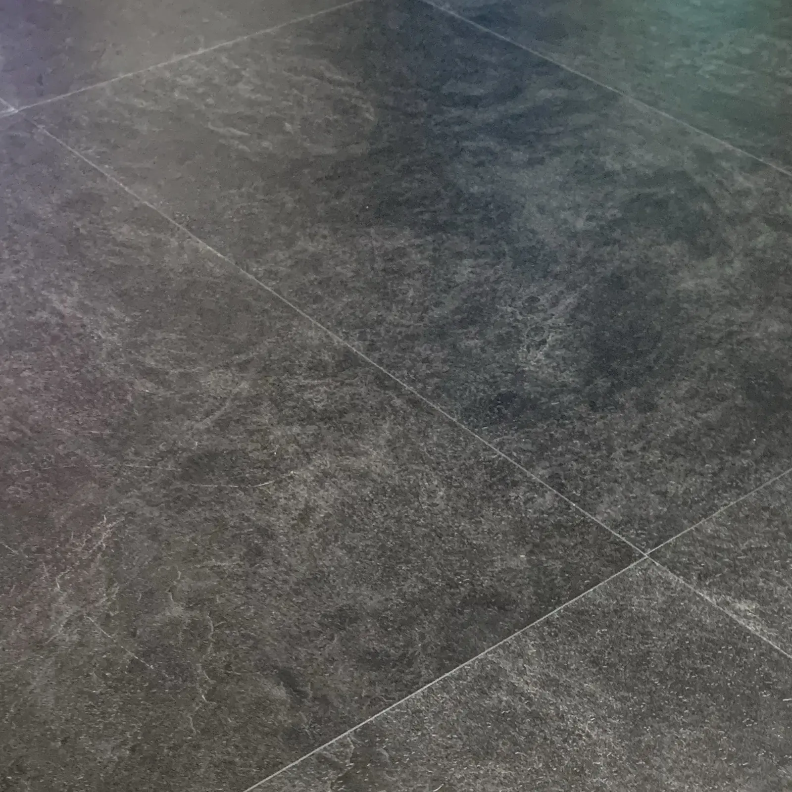 Midnight Black SPC Click Tiles - Floor Depot