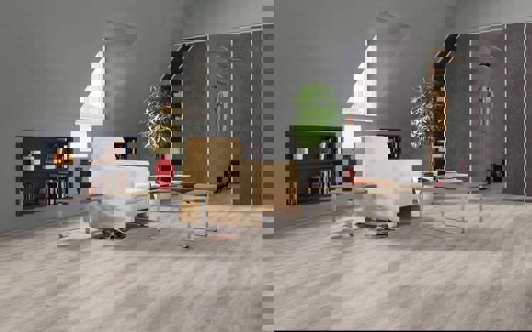 Ashen Grey Oak Water Resistant 8mm - Floor Depot