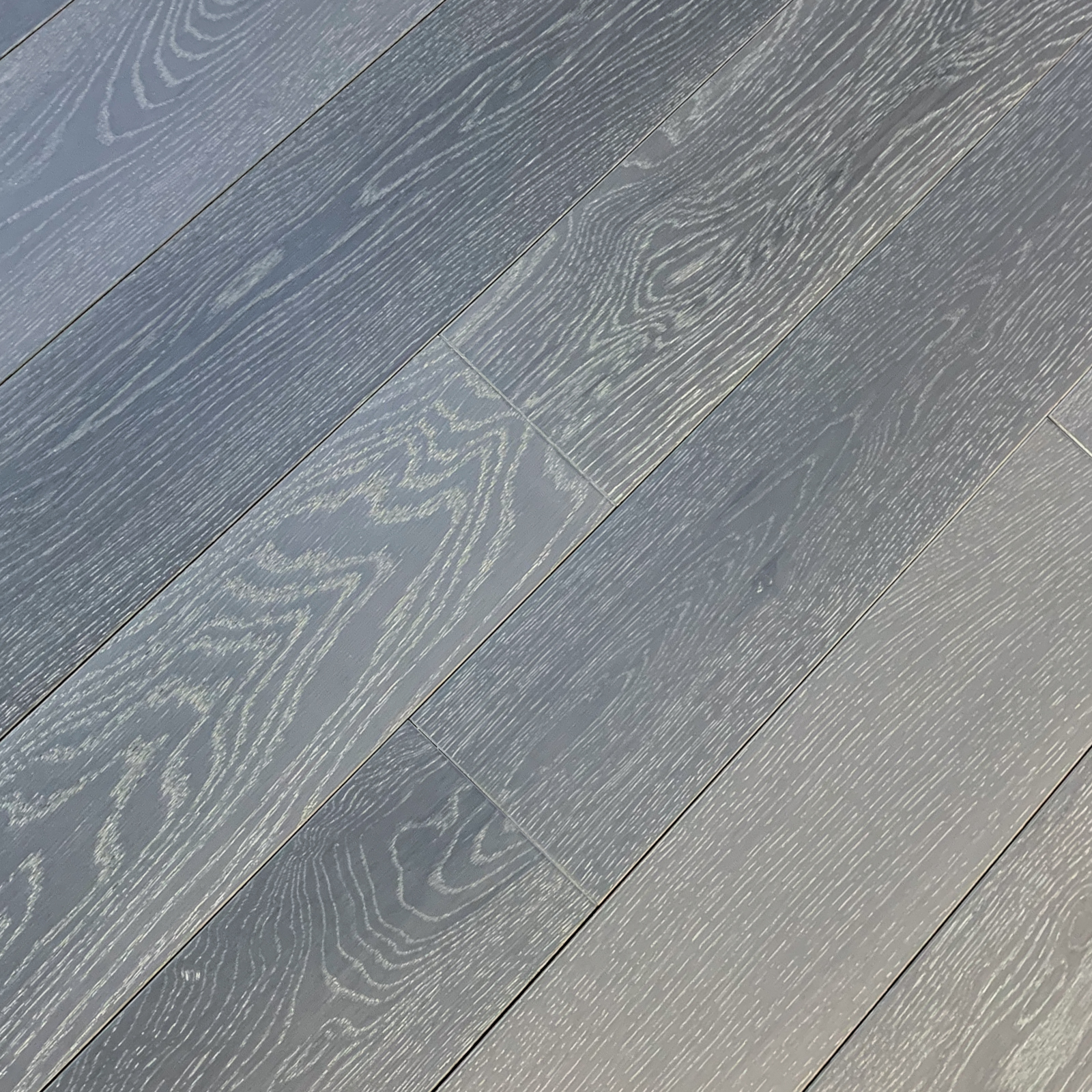 Brushed Oak Grey 13mm Engineered Oak - Floor Depot