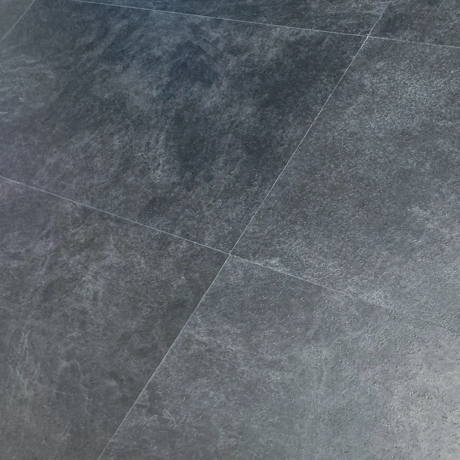 Midnight Black SPC Click Tiles - Floor Depot